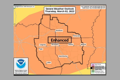Severe Weather Possible Later This Week | DeSoto Parish Journal