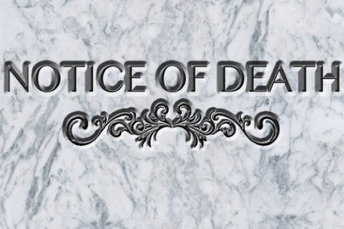 Notice of Death – December 17, 2024 | DeSoto Parish Journal