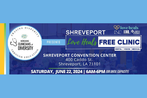Love Heals-FREE clinic on June 22 | DeSoto Parish Journal