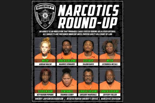 DeSoto Parish Sheriff’s Office Conducts Narcotics Roundup, Multiple ...